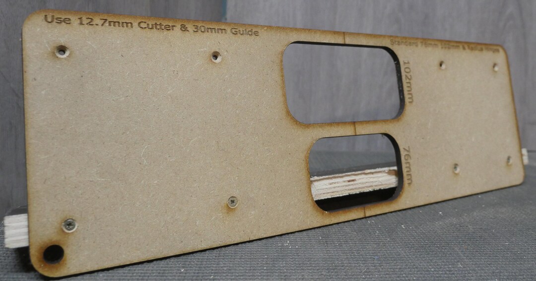 Door Hinge Router Jig 76mm 102mm Square & Radius - Etsy