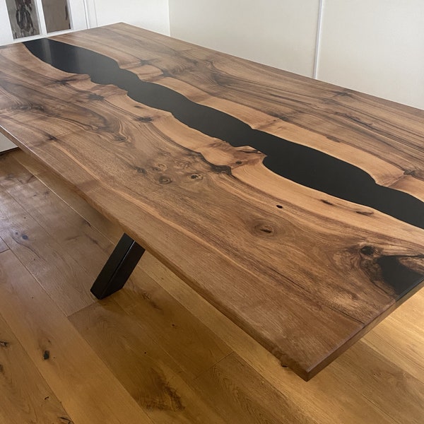 Bookmatched Table - Etsy