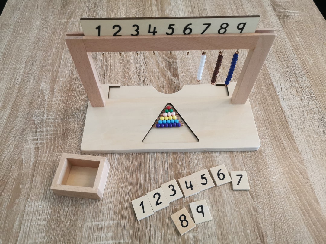 Mimi Montessori Bead Rack 1-9 - Etsy