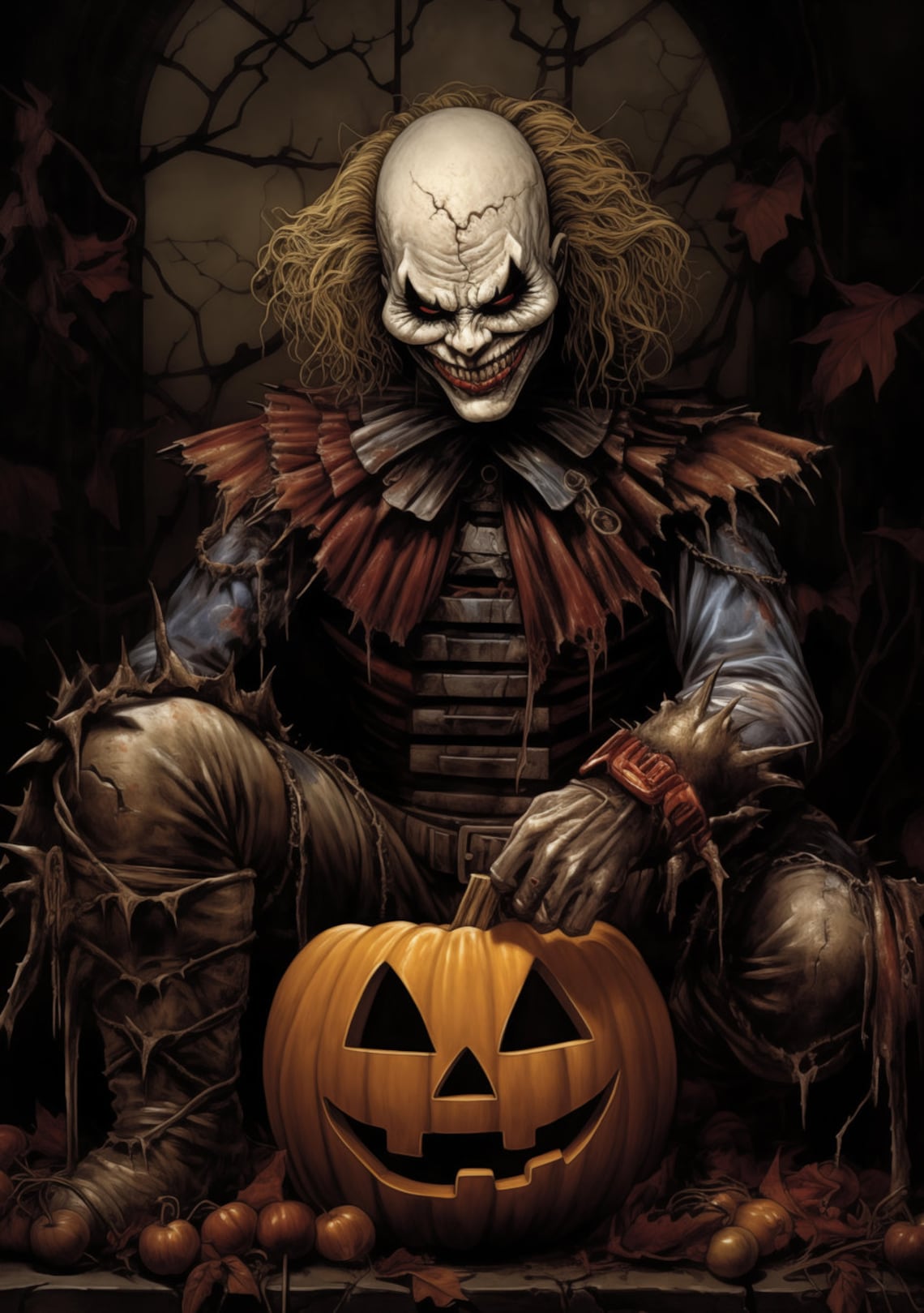 Spooky Halloween Poster Set Digital Download 3:4 A1 A2 A3 A4 - Etsy