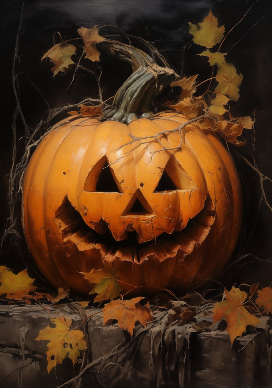 Spooky Halloween Poster Set - Digital Download 3:4 A1 A2 A3 A4 - Etsy