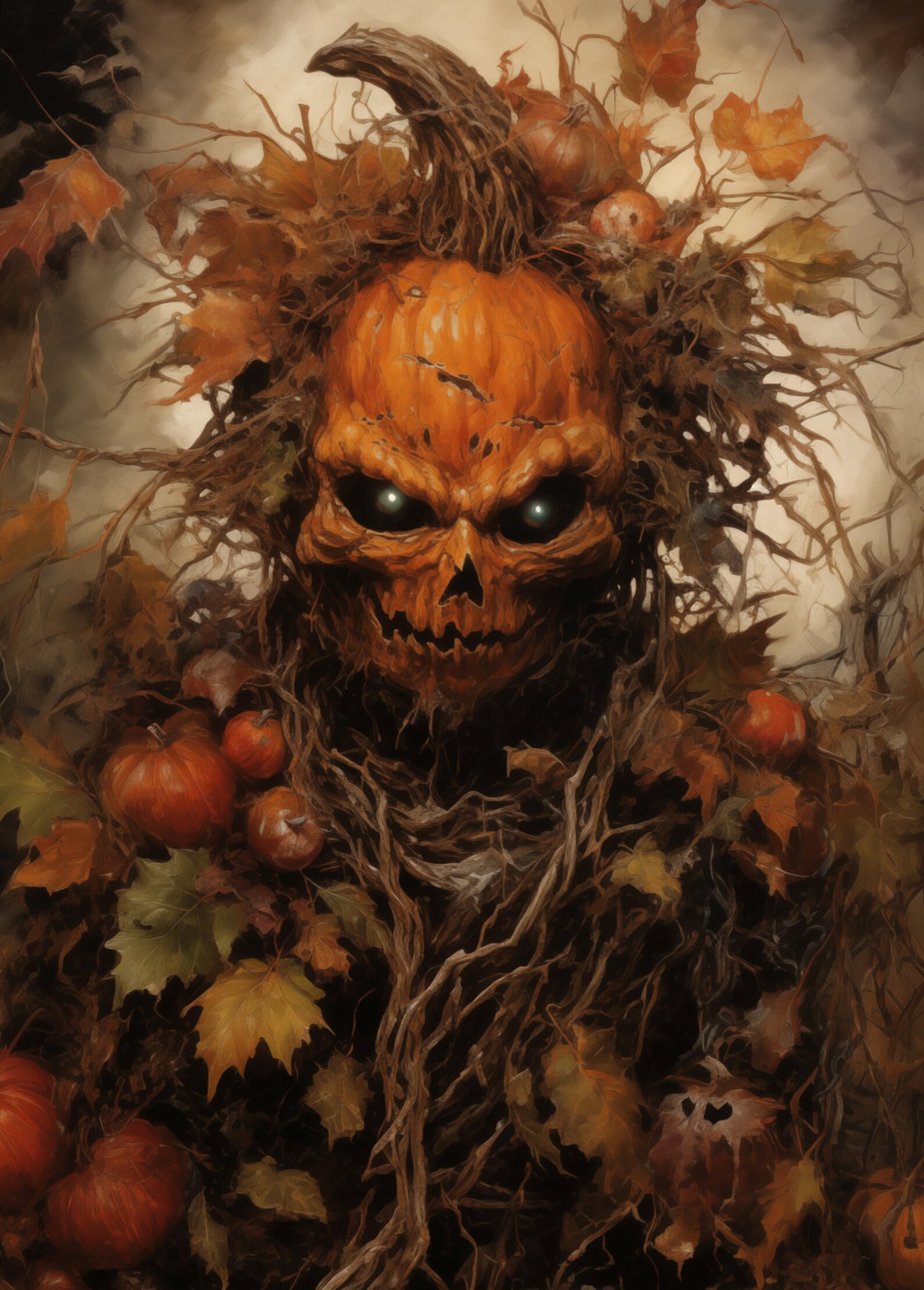 Spooky Halloween Poster Set - Digital Download 3:4 A1 A2 A3 A4 - Etsy