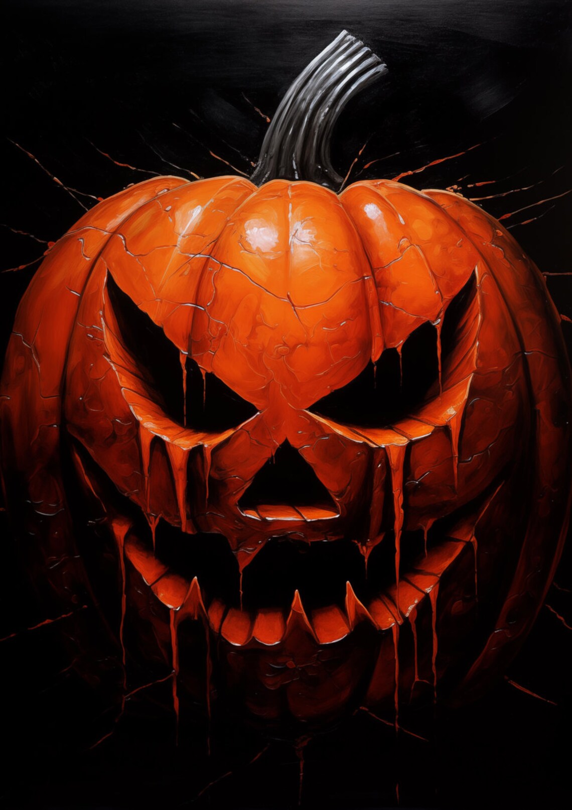 Spooky Halloween Poster Set Digital Download 3:4 A1 A2 A3 A4 - Etsy