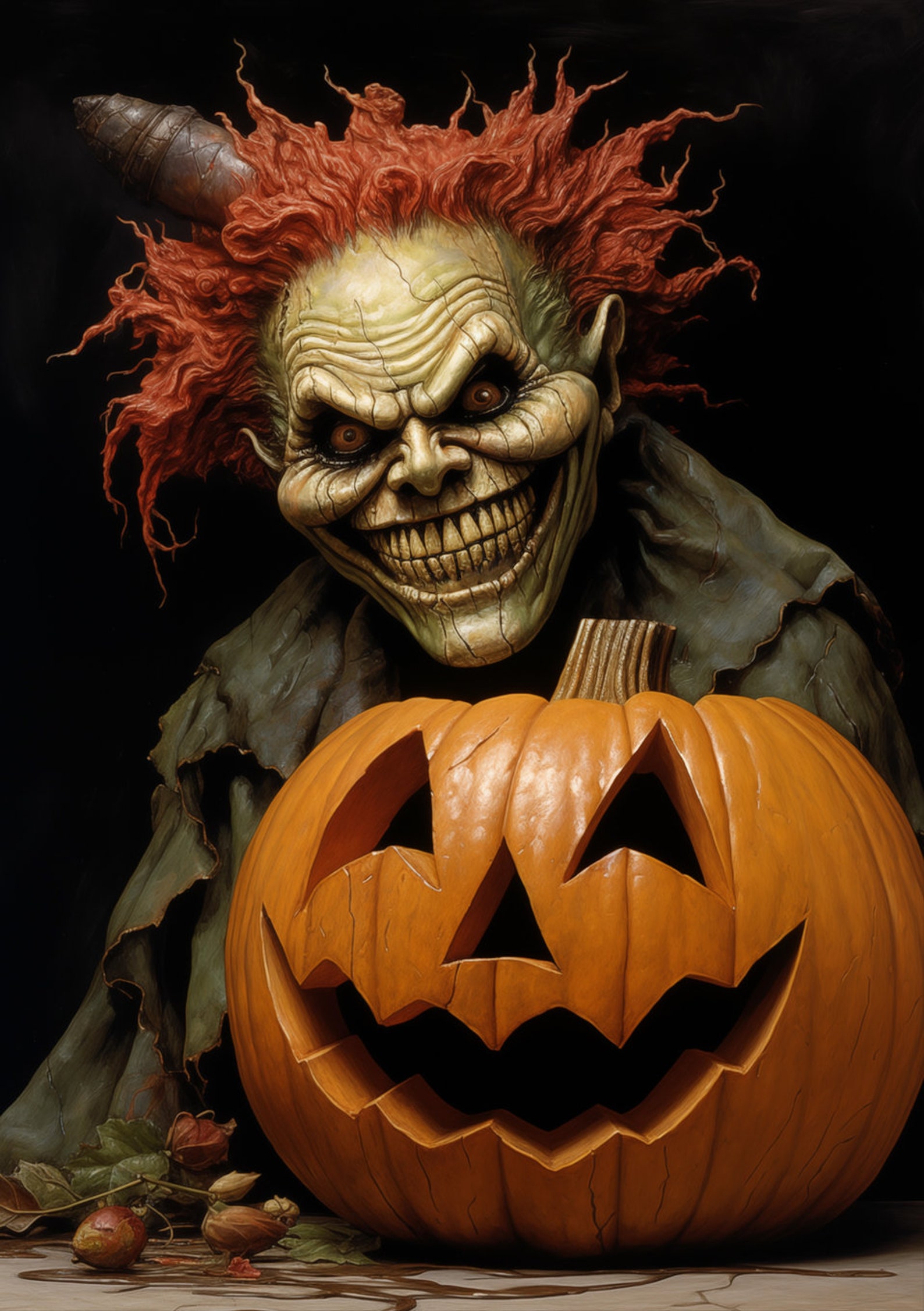 Spooky Halloween Poster Set Digital Download 3:4 A1 A2 A3 A4 - Etsy