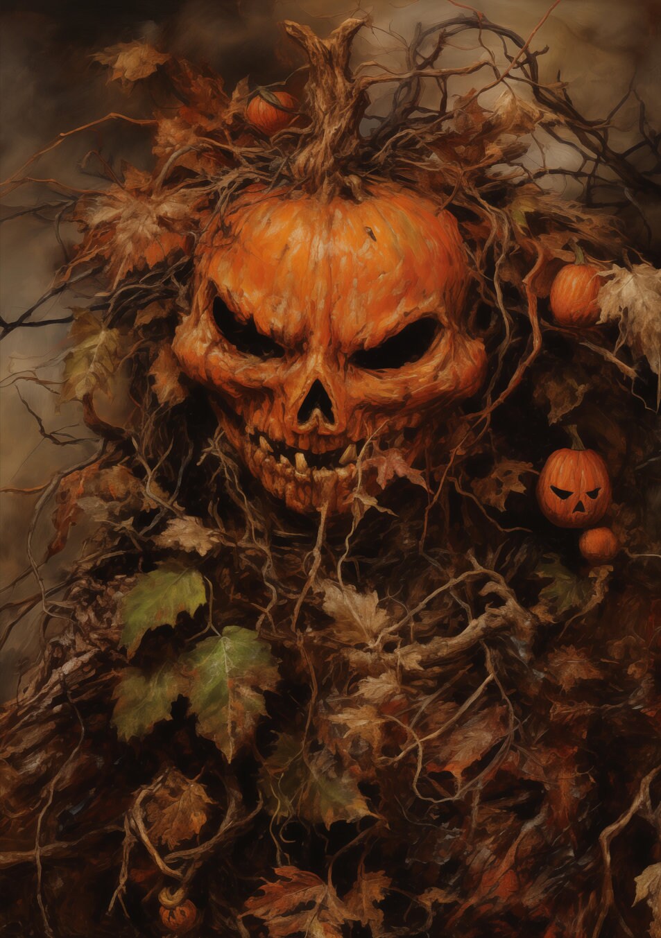 Spooky Halloween Poster Set Digital Download 3:4 A1 A2 A3 A4 - Etsy