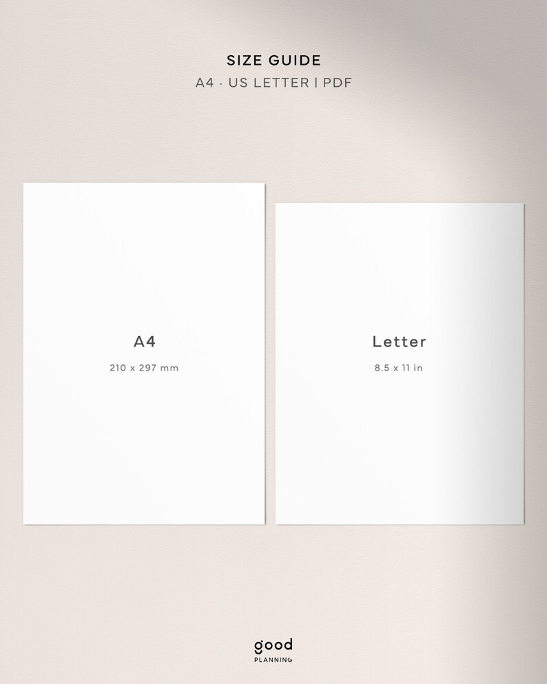 Hourly Daily Planner Printable | A4, US Letter | Simple Today Template ...