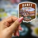Banff National Park Laptop Sticker, Canada Series, Vinyl Sticker ...