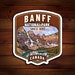 Banff National Park Laptop Sticker, Canada Series, Vinyl Sticker ...