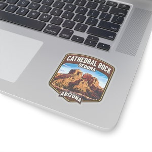Cathedral Rock Sedona Arizona Laptop Sticker, US Series, Vinyl Sticker ...