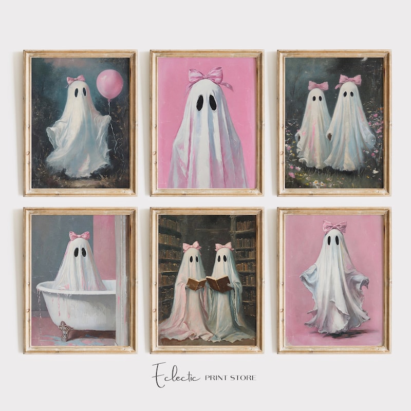 Cute Halloween Poster - Etsy