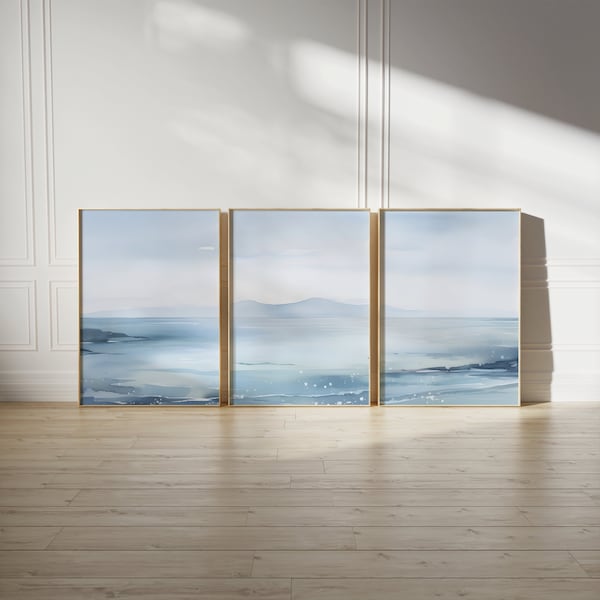 Ocean Print Set of 3 - Etsy