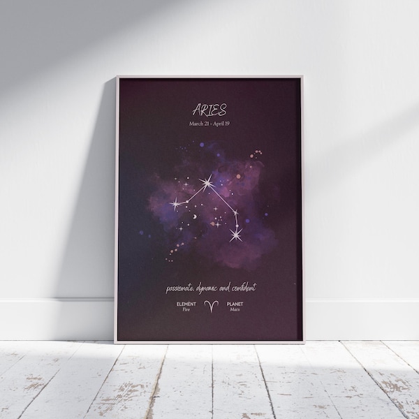 Aries Print - Etsy