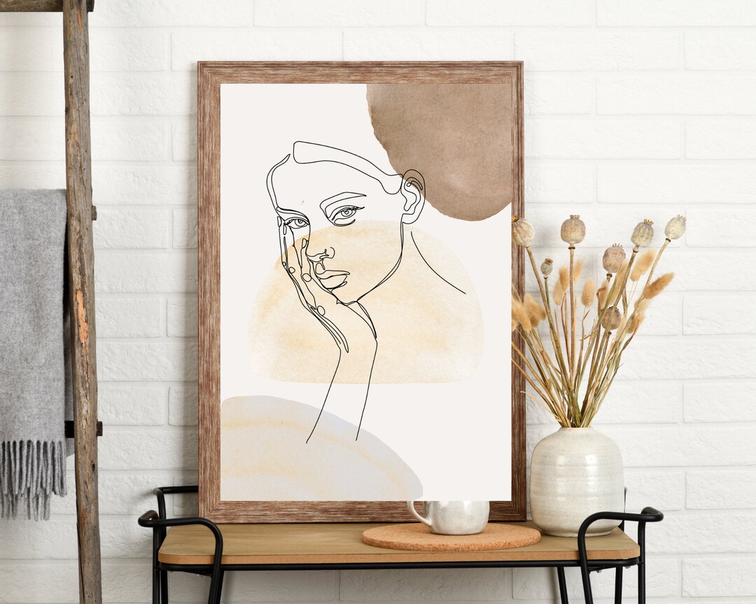 Boho Autumn Leaves Boho Wall Decor Boho Bedroom Print - Etsy