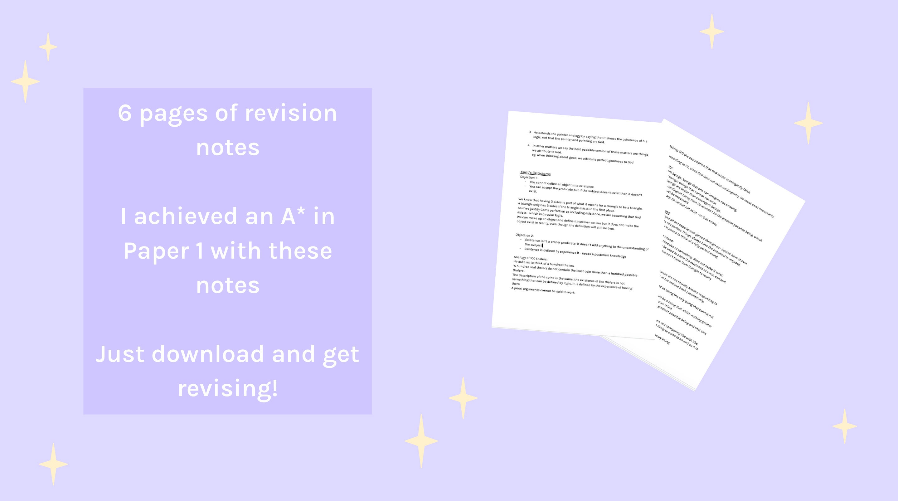 A-level OCR Religious Studies Revision Notes: Arguments Based on Reason ...