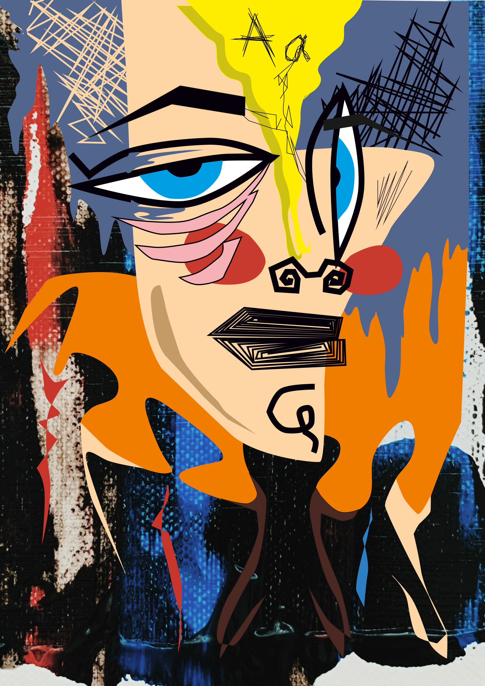 Picasso rostro. muro. pintura mural. pintura de lienzo lienzo. - Etsy ...