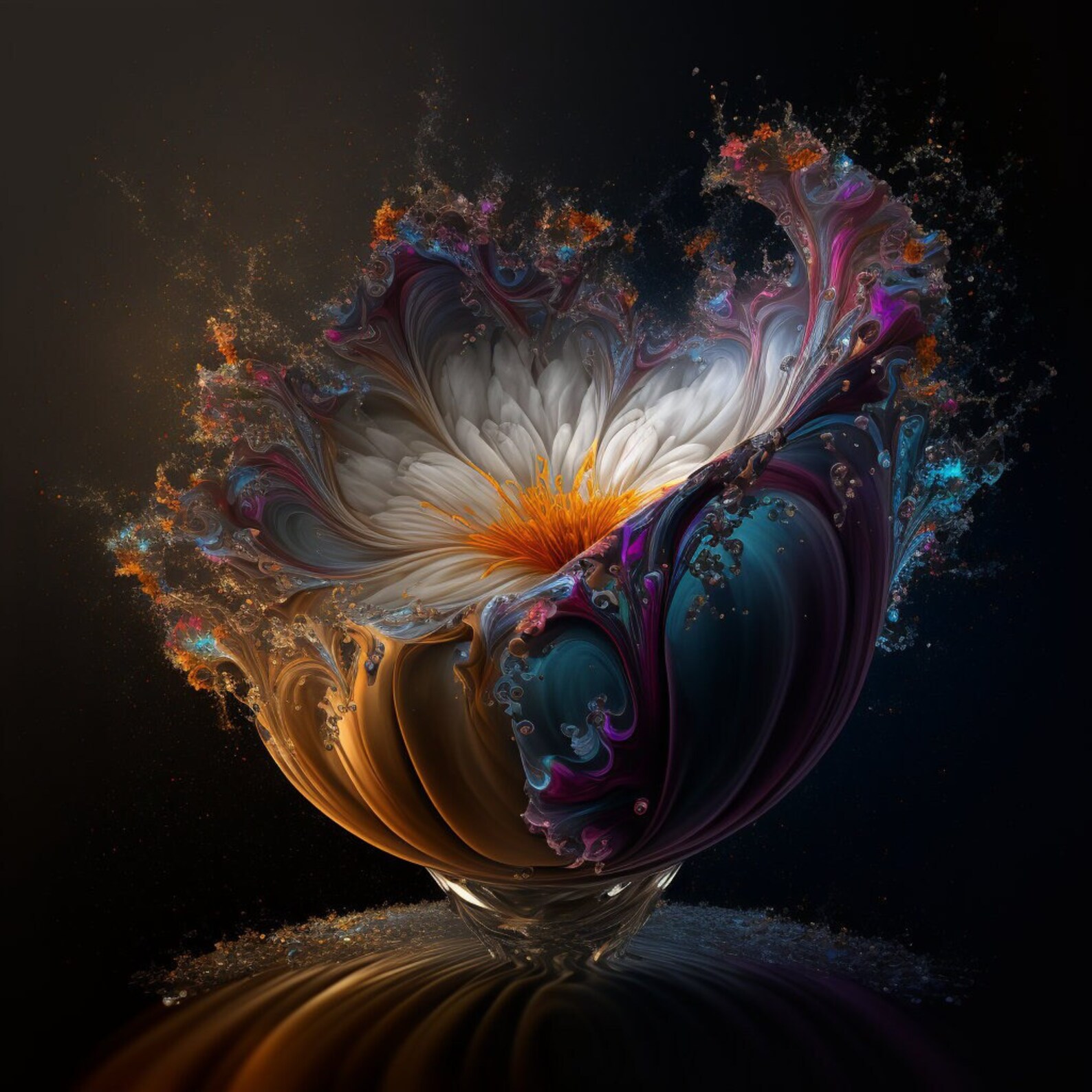 Cosmic Flower - Etsy