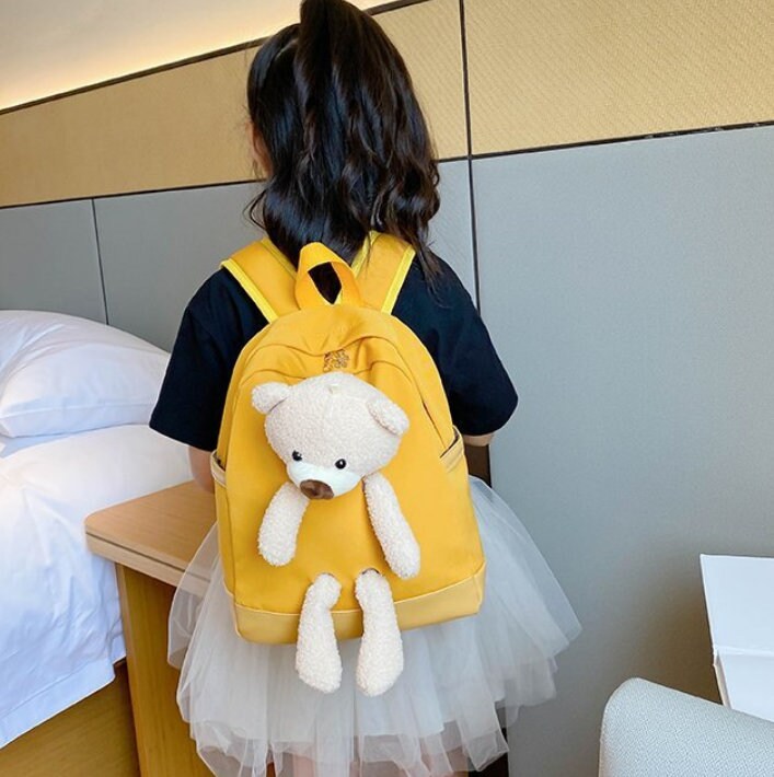 Personalized Teddy Bear Backpack, Custom Name Backpack,toddler Backpack ...