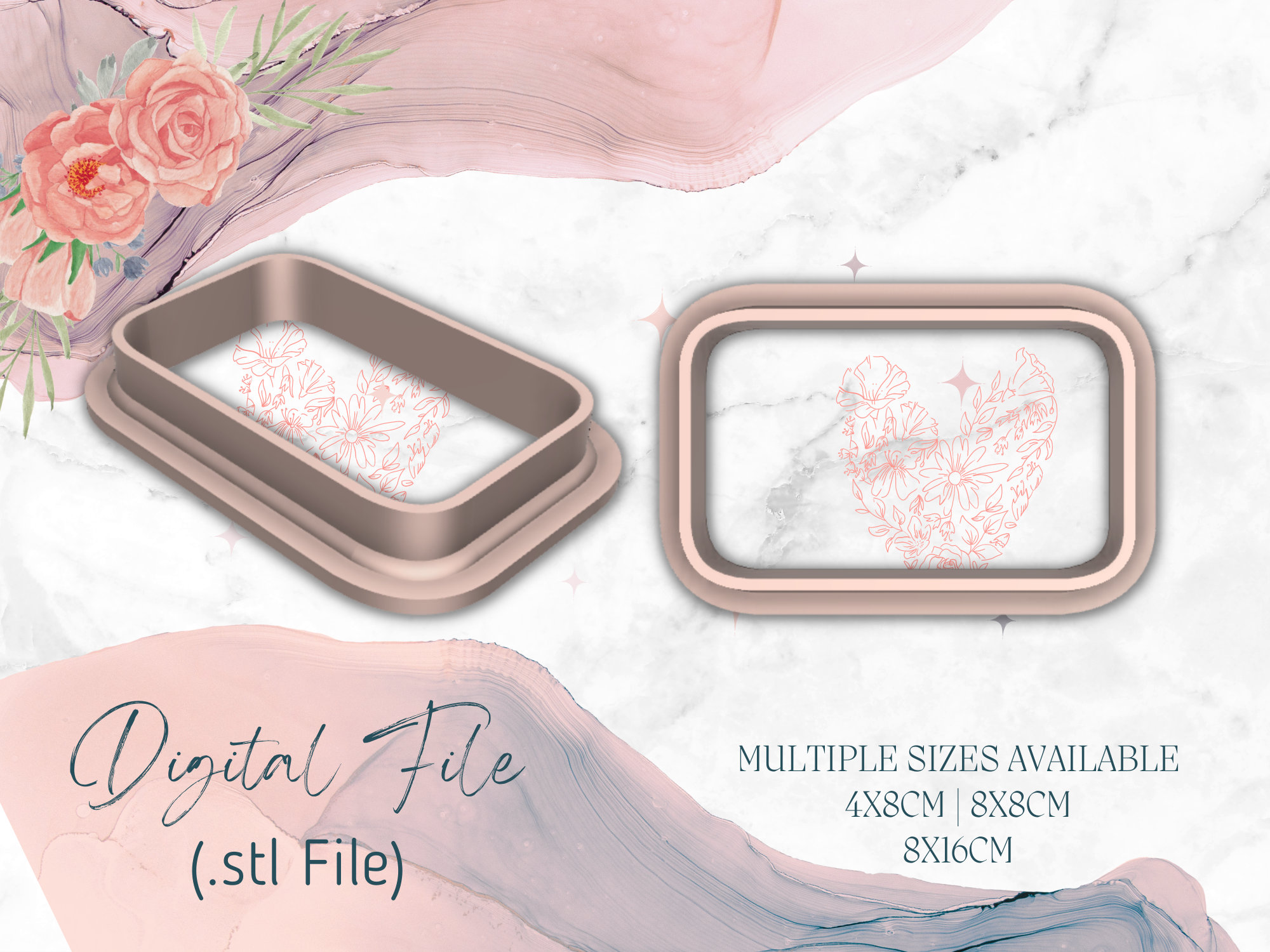 Resin Silicon Mold Maker | Digital STL File | Downloadable File for 3D ...