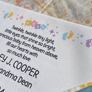 Baby Quilt or Blanket Label for Your Handmade Projects. - Etsy