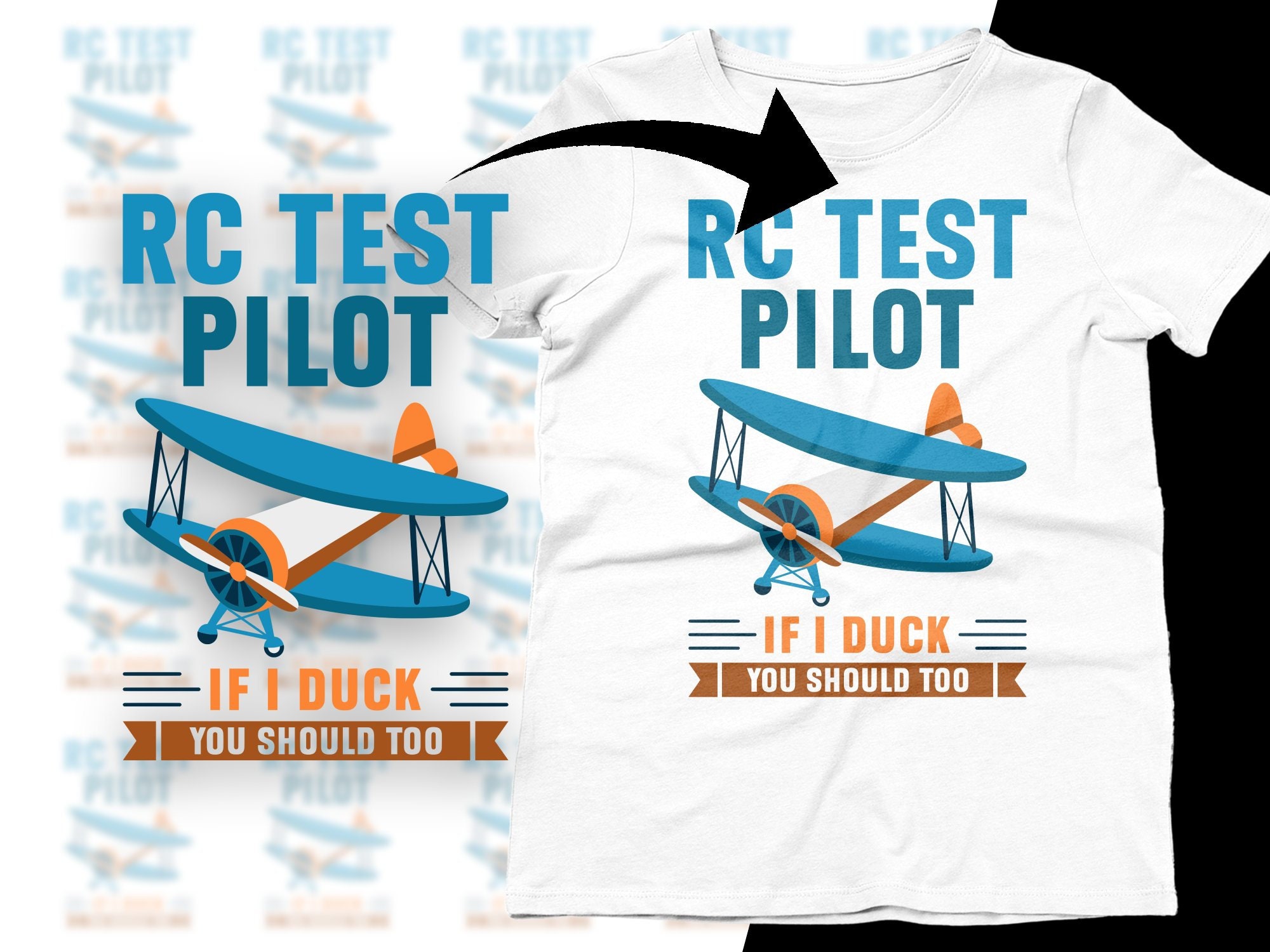 Airplane Svg Png, Rc Test Pilot If I Duck You Should Too Png, Pilot Svg ...