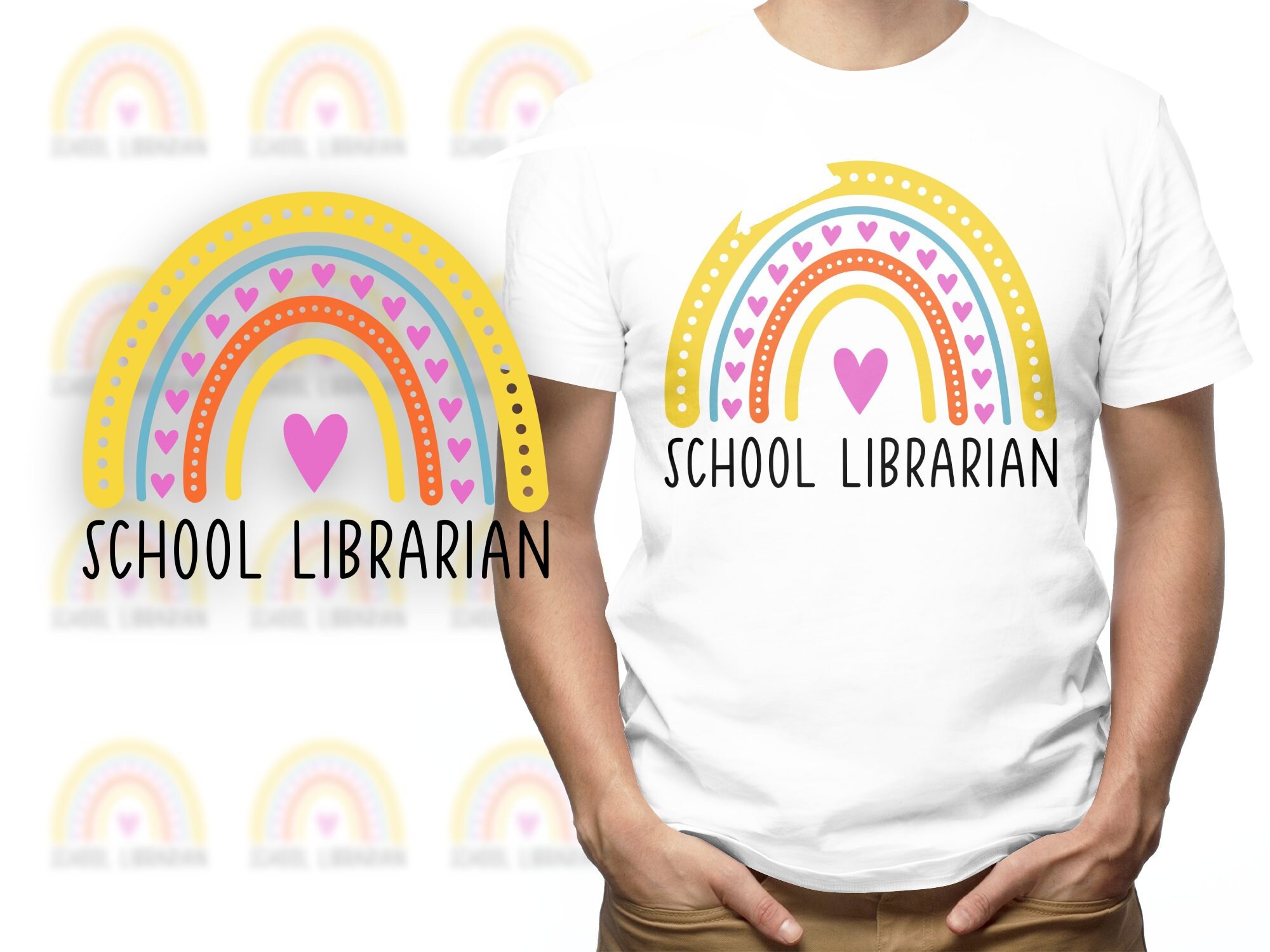 School Librarian Svg Png, Svg Cricut Png Sublimation Designs - Etsy