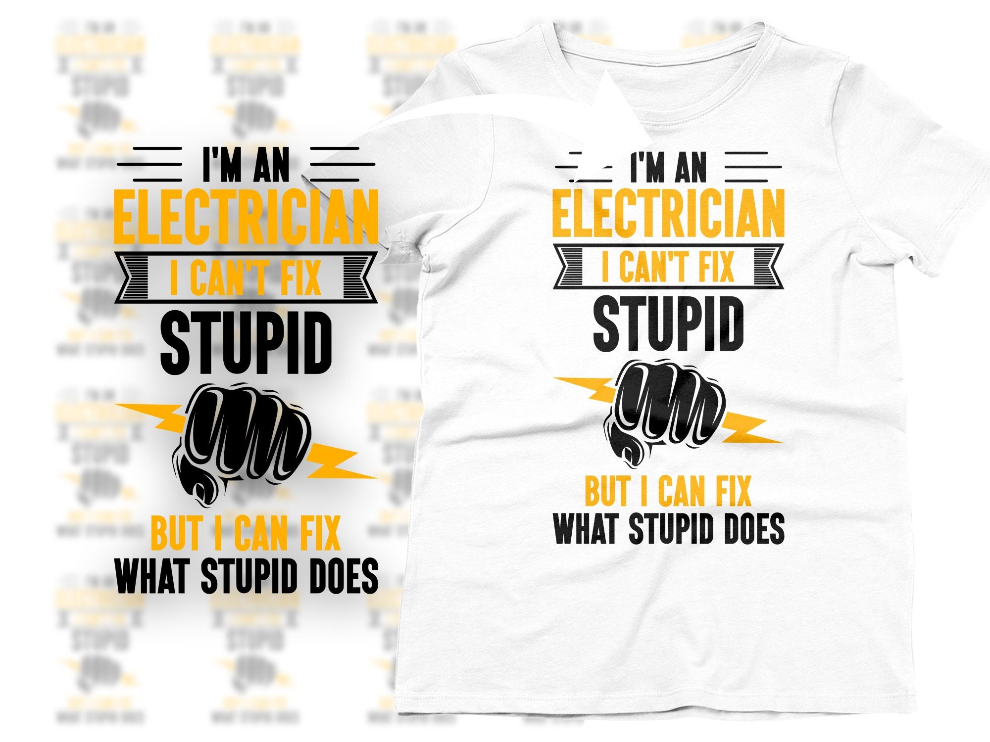 Electrician Svg Png, I'm an Electrician I Can't Fix Stupid Svg, Lineman ...