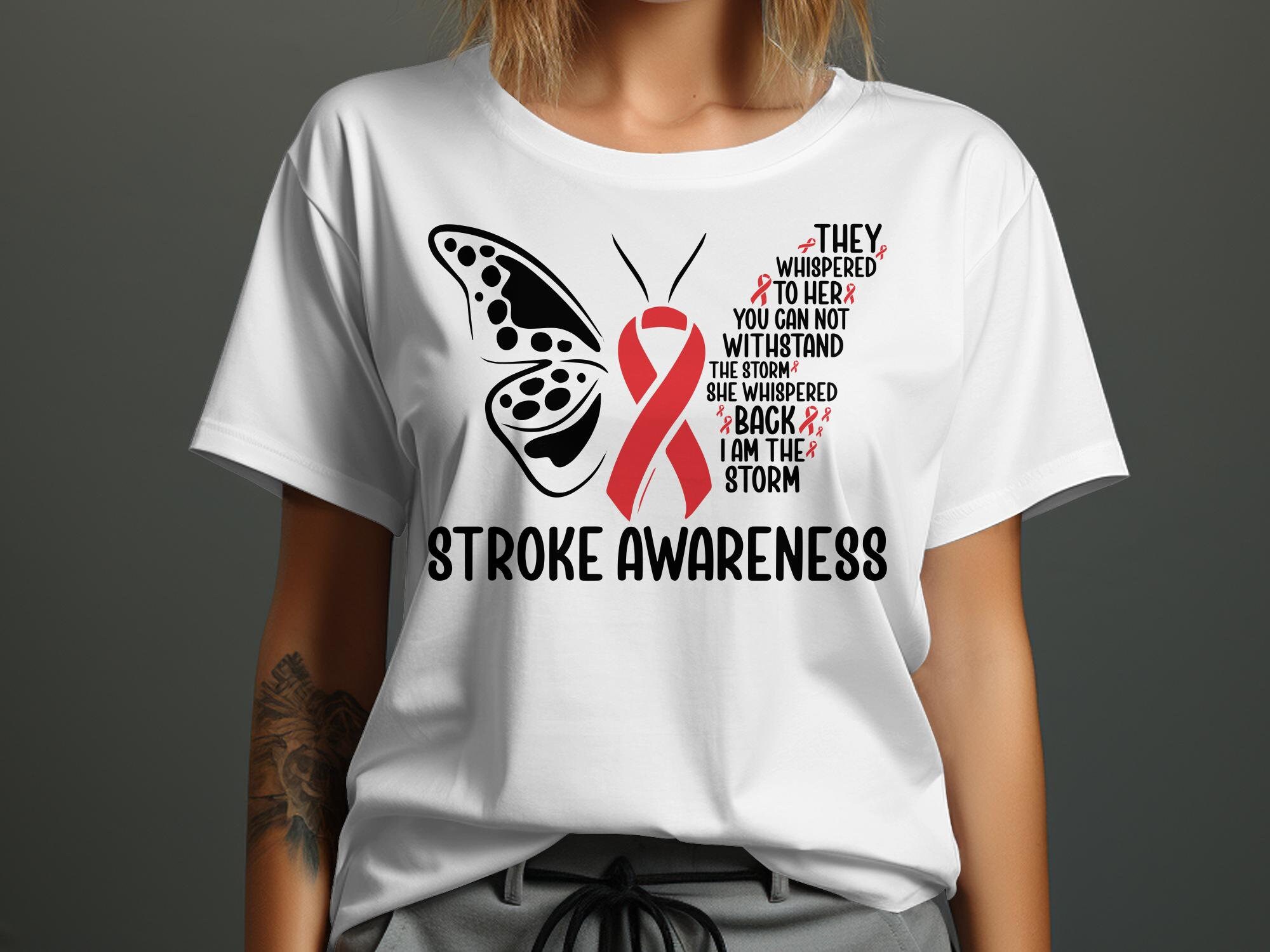 Stroke Awareness Svg Png, I Am the Storm Svg Cricut, Stroke Warrior ...