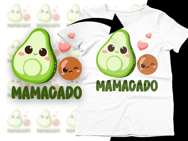 Avocado Mom Svg, Avocado Png, Mamacado Svg Cricut, Funny Avocado ...