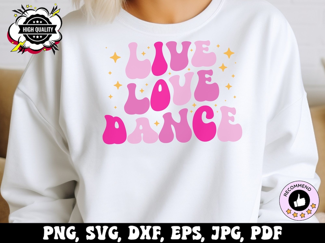 Live Love Dance Svg Png, Dance Svg Png, Dancer Svg, Dancing Lover Svg ...