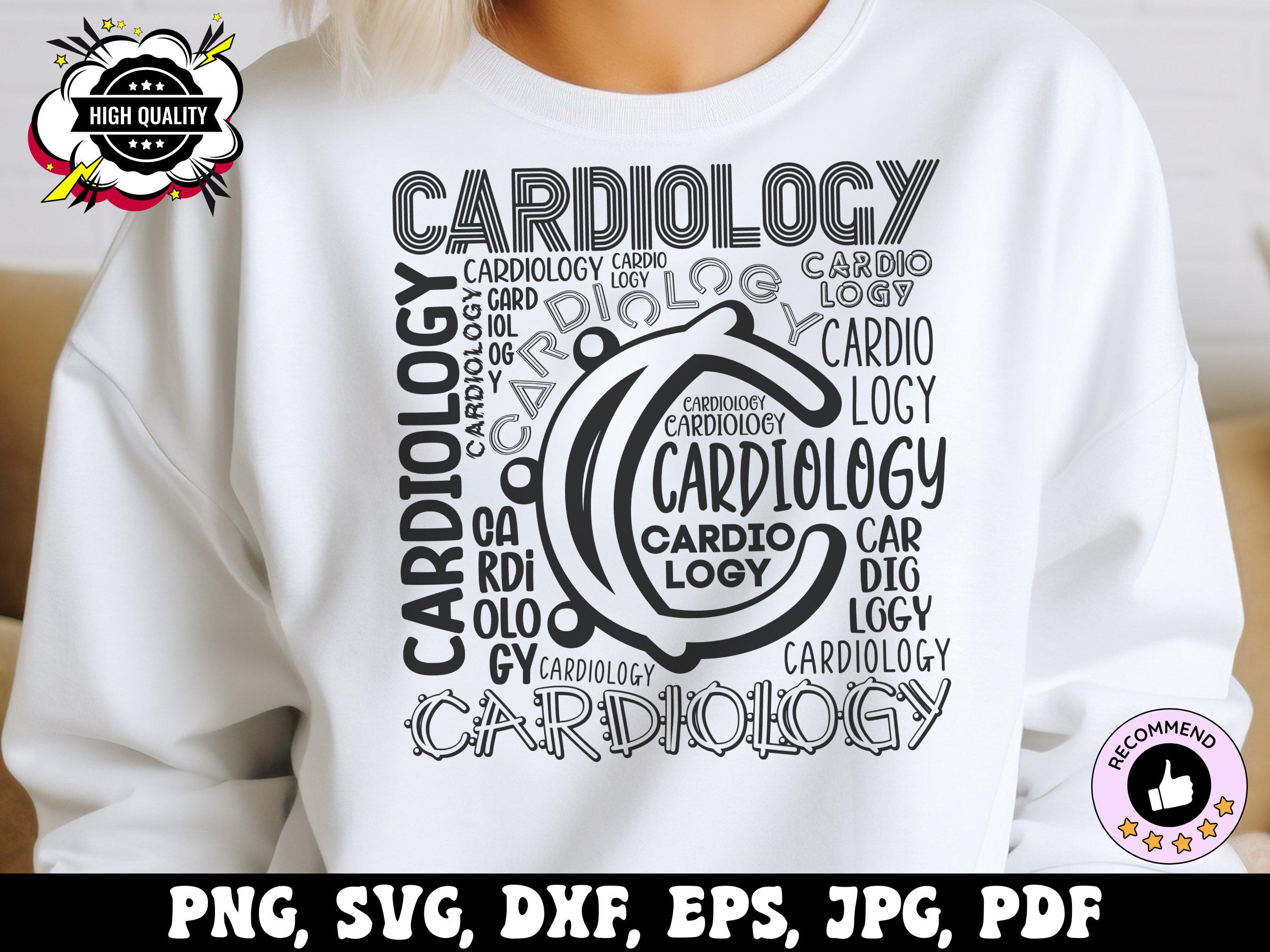 Cardiology Svg Png, Typography Cardiology Png, Cardiologist Svg Cricut ...