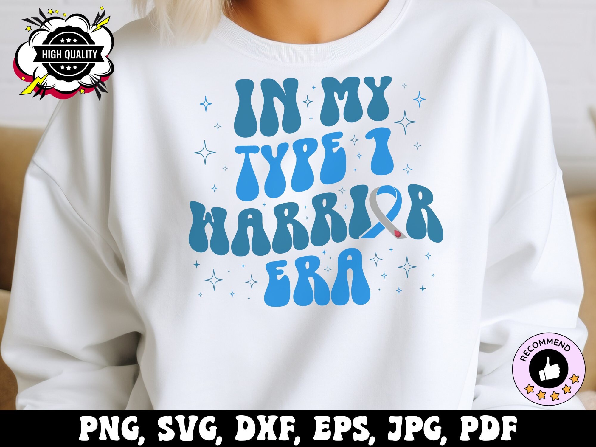 Diabetes in My Type 1 Warrior Era Svg Png, Groovy T1D Warrior Png ...