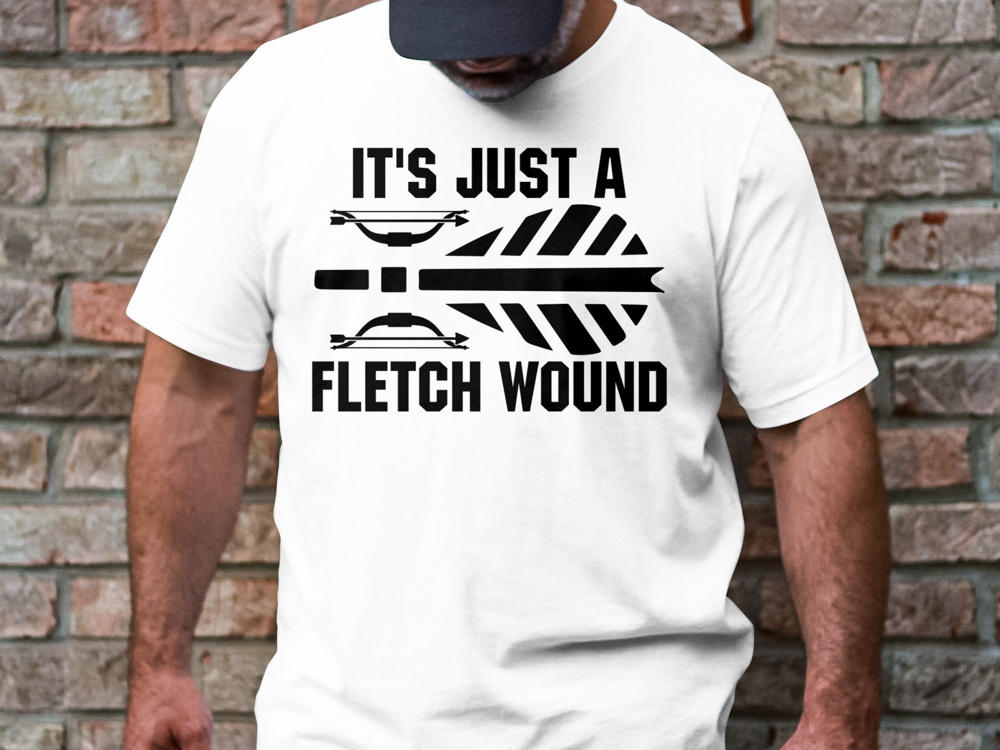 Archery Svg Png, It's Just a Fletch Wound Svg Png, Funny Archer Cricut ...