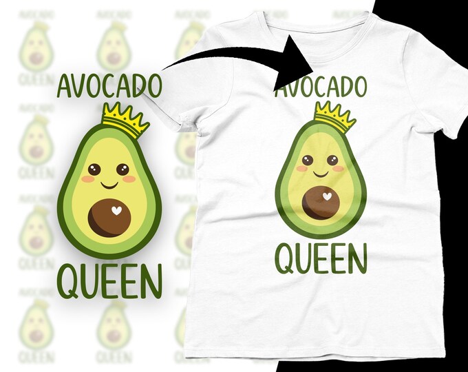 Girls Avocado Svg, Avocado Png, Avocado Queen Svg Cricut, Funny Avocado ...