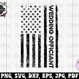 Officiant Svg Png, Wedding Officiant Flag Png, Wedding Officiant Svg ...