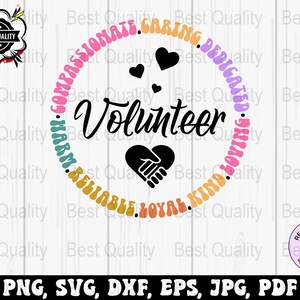 PTO Volunteer Svg Png, PTO Crew Svg, Volunteering PTA Svg Cricut ...