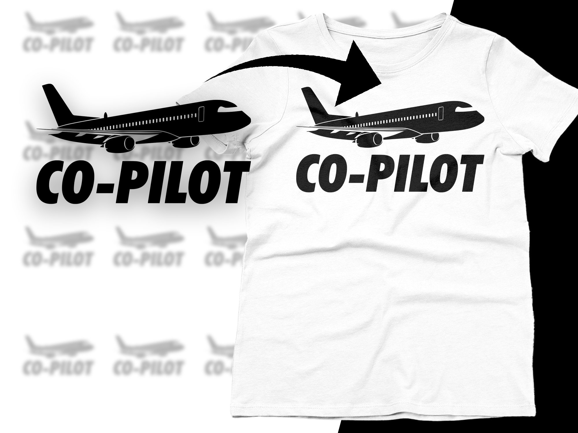 Airplane Svg Png, Co-pilot Png, Pilot Svg Cricut Png Sublimation ...
