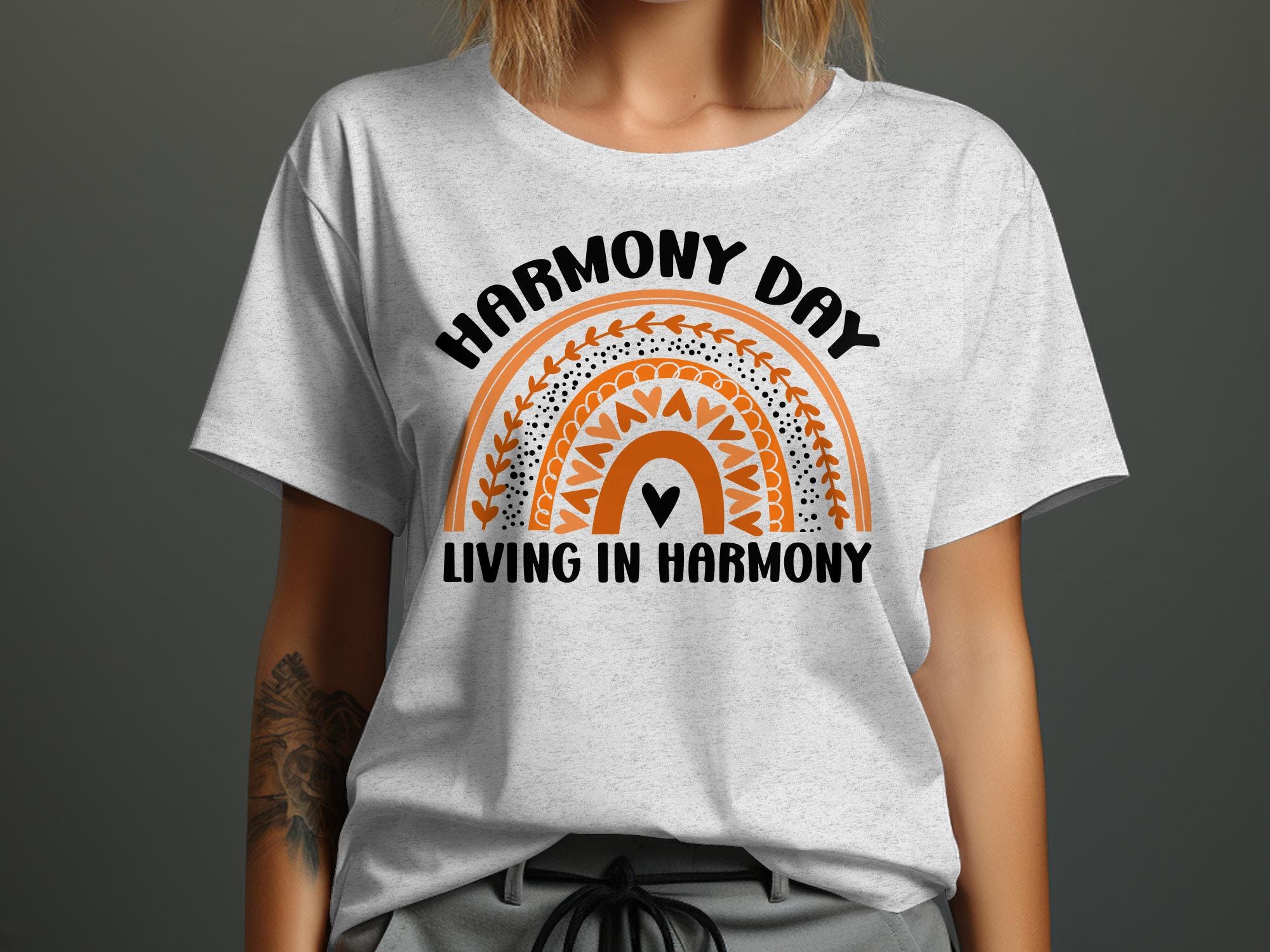 Harmony Day Svg Png, Living in Harmony Svg Cricut Png Sublimation ...