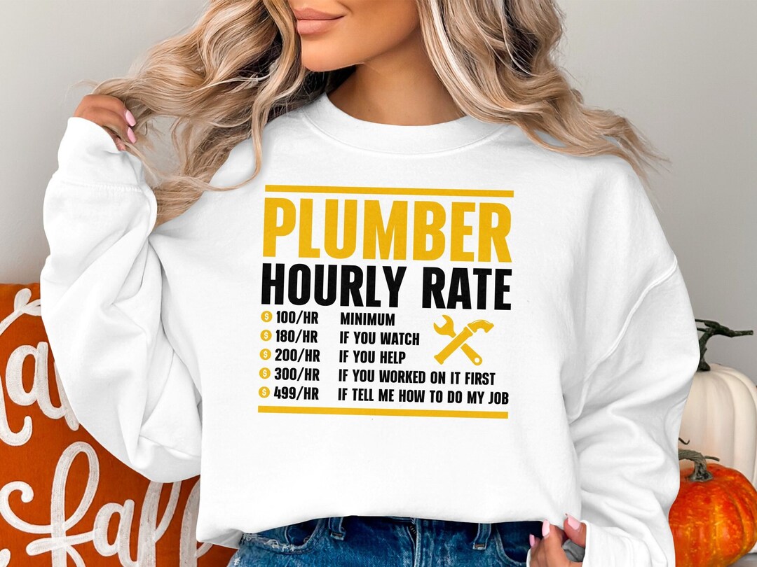 Plumber Hourly Rate Svg Png, Svg Cricut Png Sublimation Designs - Etsy