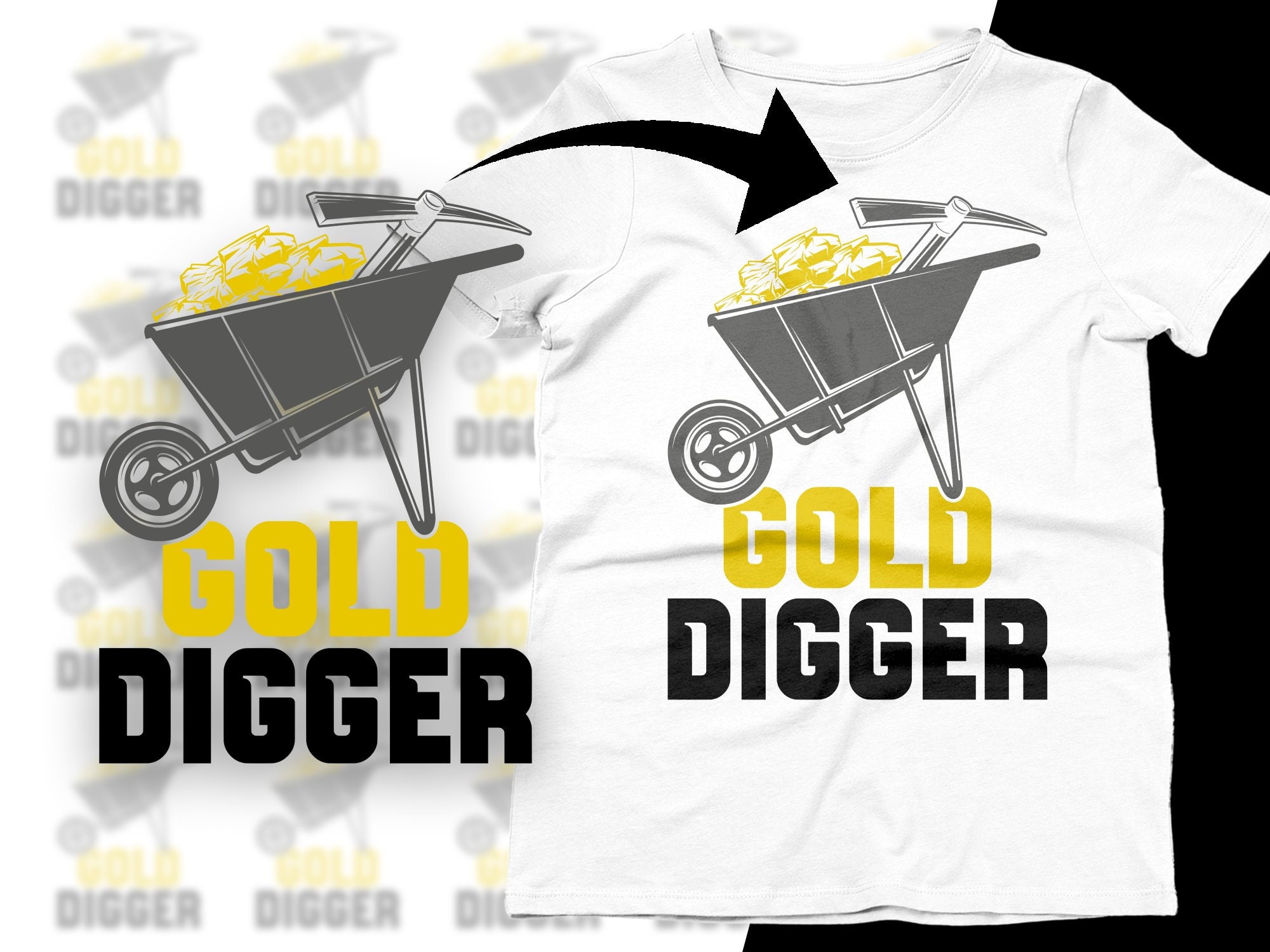 Geologist Svg Png, Gold Digger Svg Cricut, Rockhound Geology Png ...