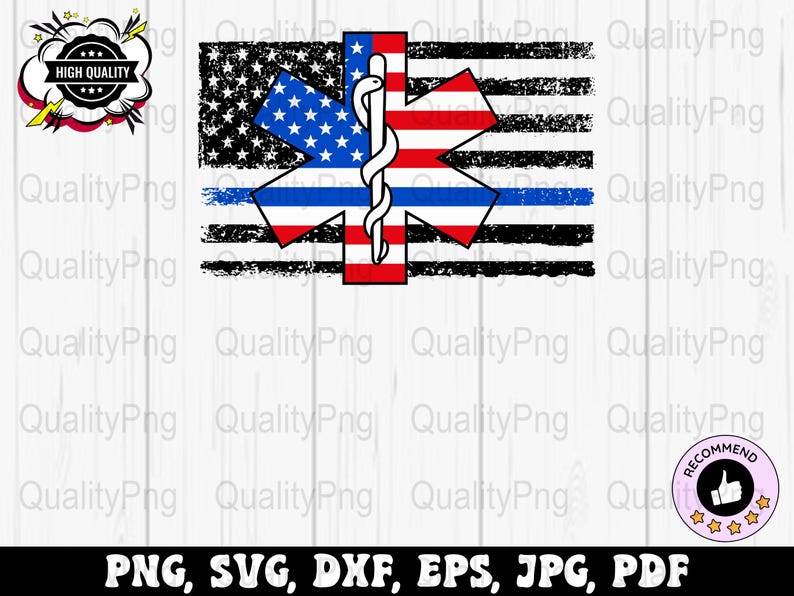 Paramedic Svg Png, Paramedic American Flag Png, Ems Svg Cricut, Emt Png ...