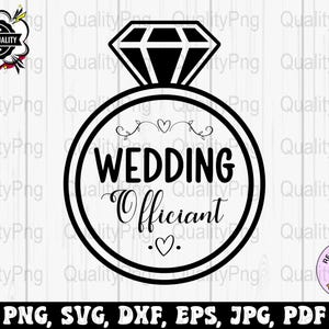 Officiant Svg Png, Wedding Officiant Png, Wedding Officiant Svg Cricut ...