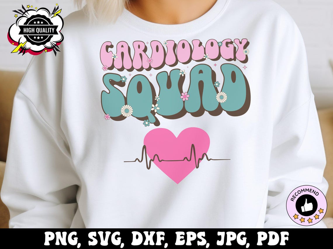 Cardiology Svg Png, Cardiology Squad Png, Cardiologist Svg Cricut File ...