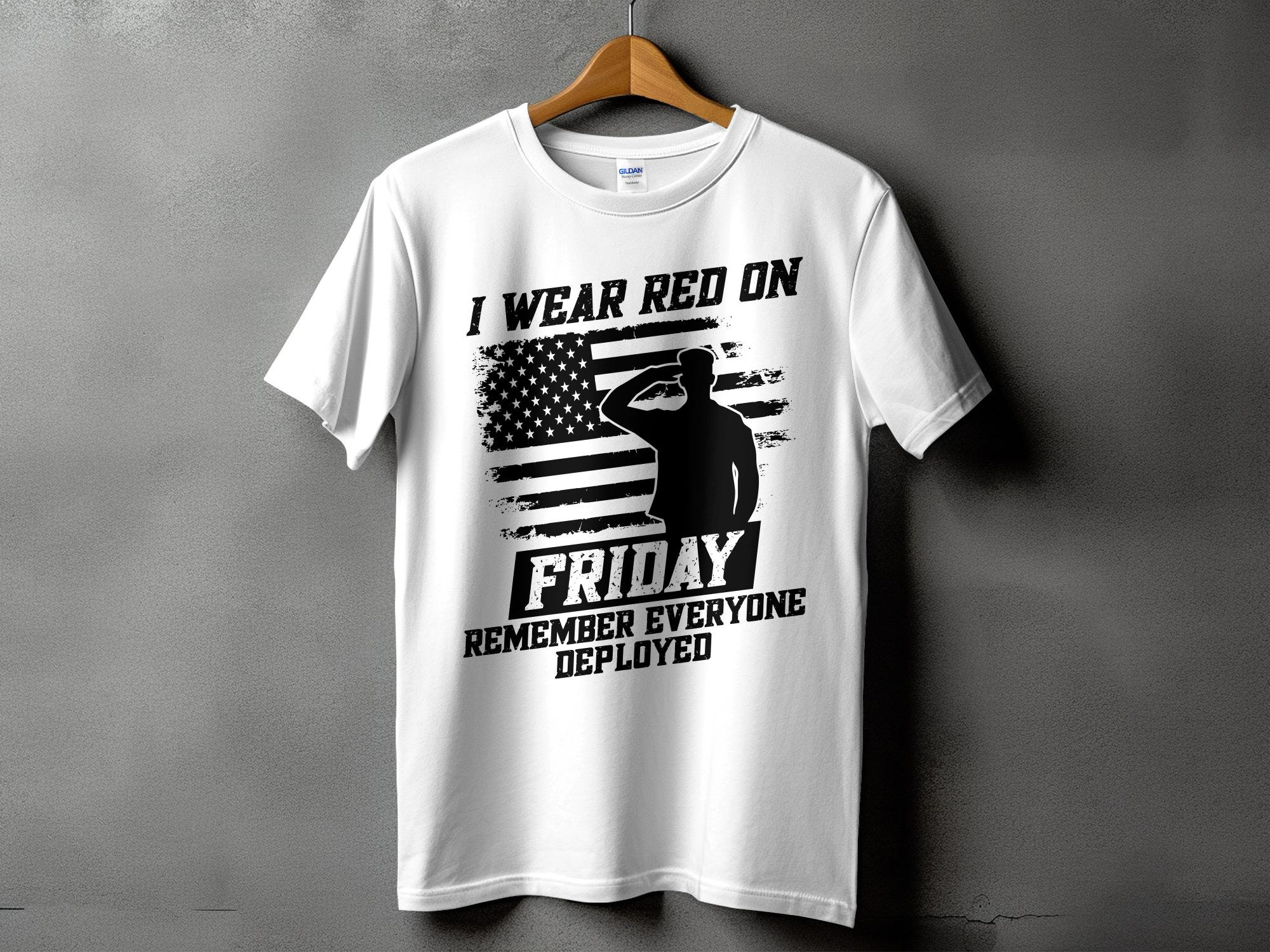 Red Friday Svg Png, I Wear Red on Friday Svg, Military Svg Cricut Png ...
