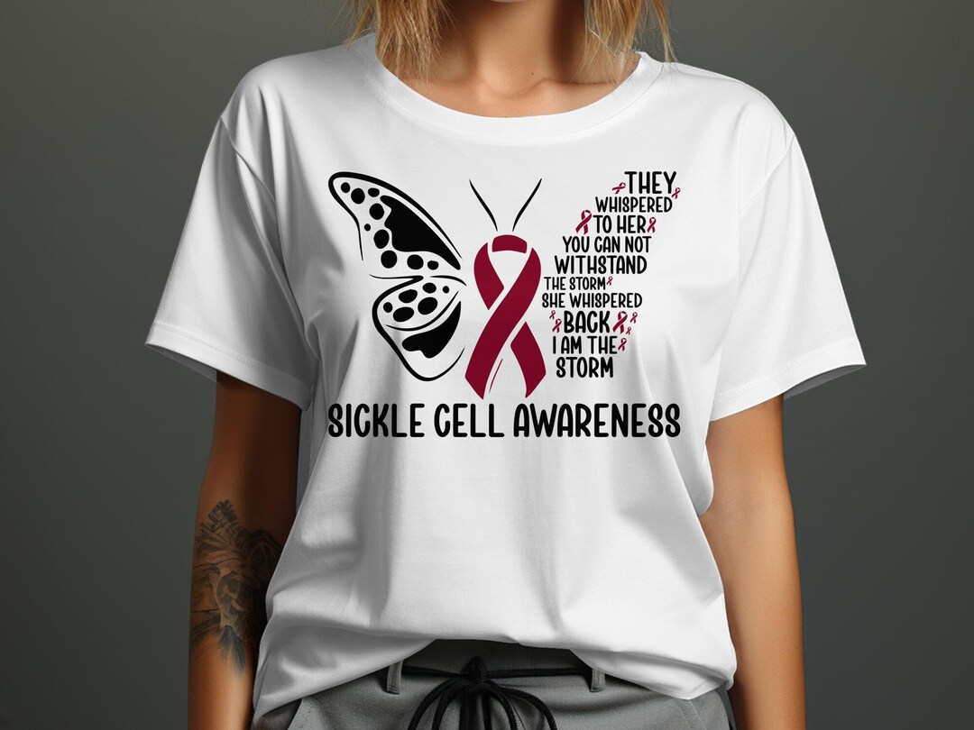 Sickle Cell Awareness Svg Png, I Am the Storm Svg Cricut, Sickle Cell ...
