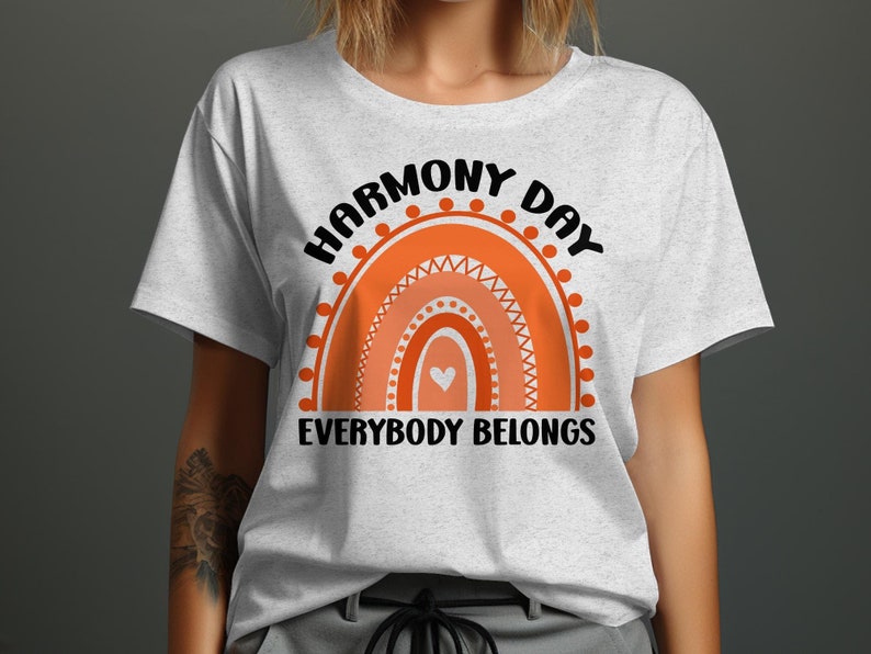 Harmony Day Svg Png, Everybody Belongs Svg Cricut Png Sublimation ...