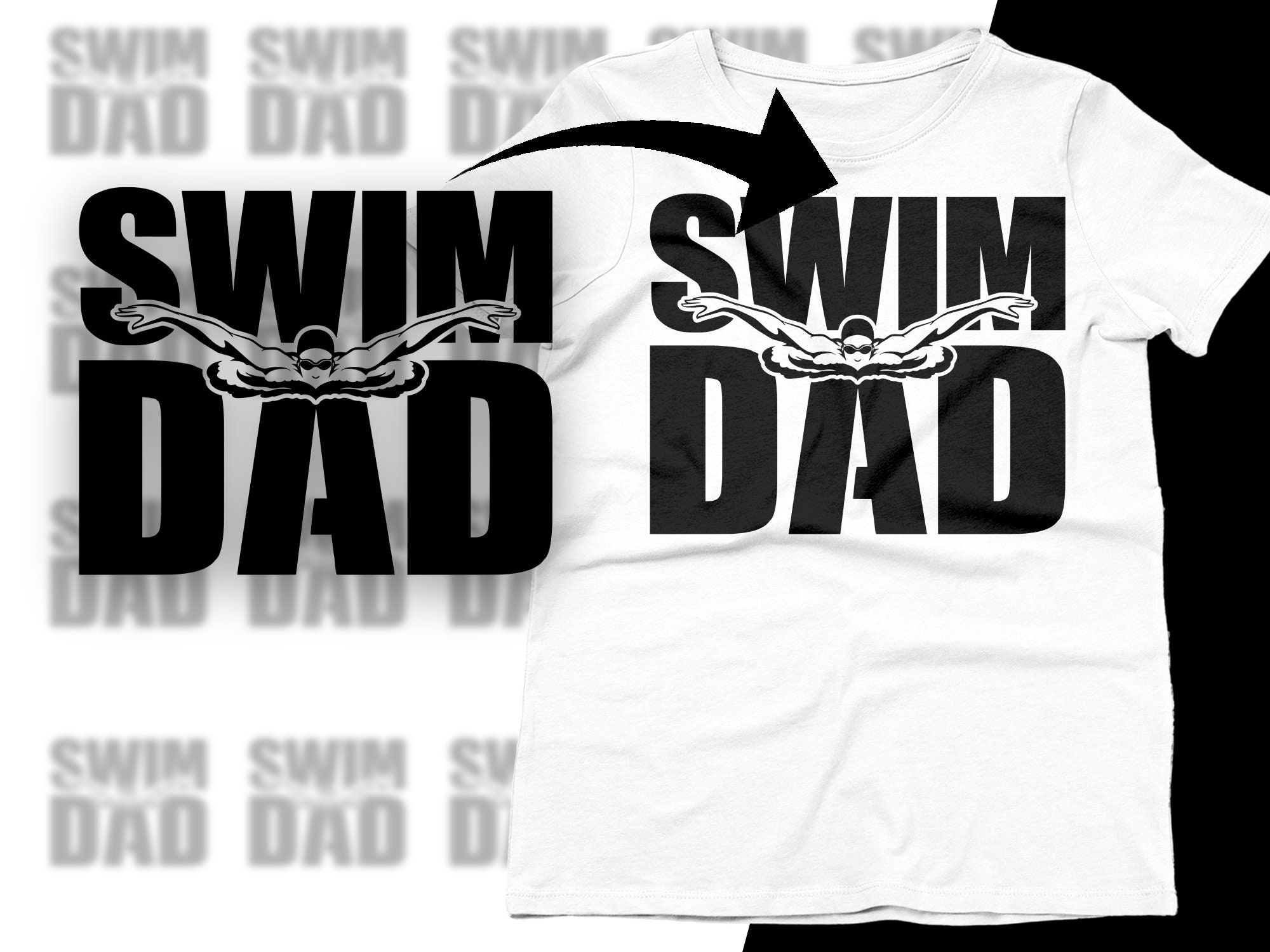 Swimming Svg, Swim Png, Swim Dad Svg Cricut, Swimmer Clipart Png ...