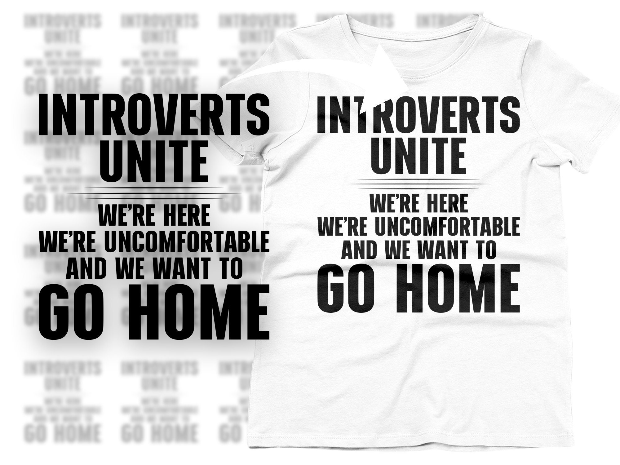 Introverts Unite Svg Png, Funny Anti Social Svg Cricut, Introvert ...