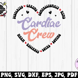 Cardiac Crew Png, Cardiology Svg Png, Cardiologist Svg Cricut File ...
