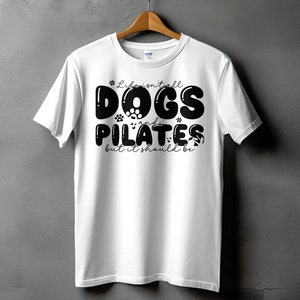 Pilates Svg Png, Dog Lover Pilates Svg Cricut, Women Workout Gym Png ...