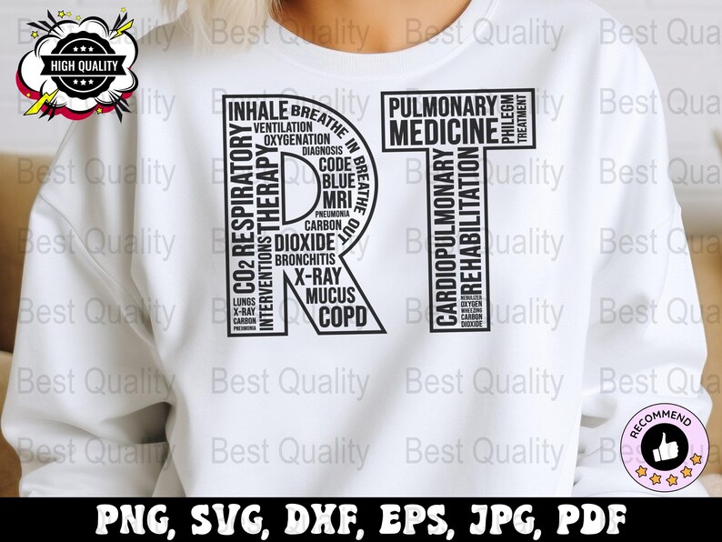 Respiratory Therapy Svg Png, RT Svg, Respiratory Therapist Svg Cricut ...